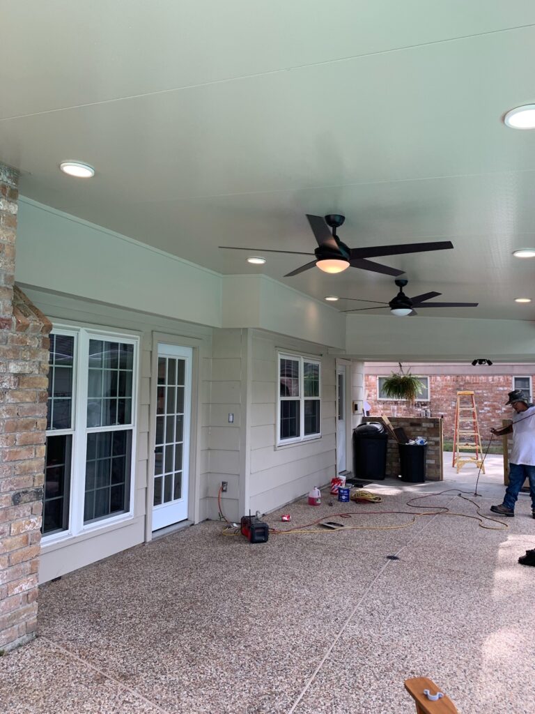 Attaching a Newly Built Aluminum Patio Cover to Your House: A ...